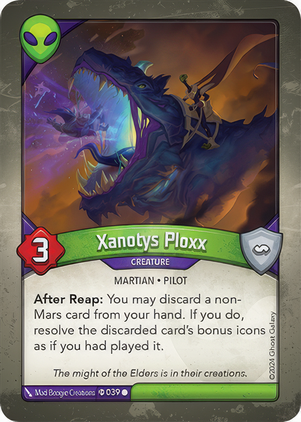 Xanotys Ploxx (Elders) - Archon Arcana - The KeyForge Wiki