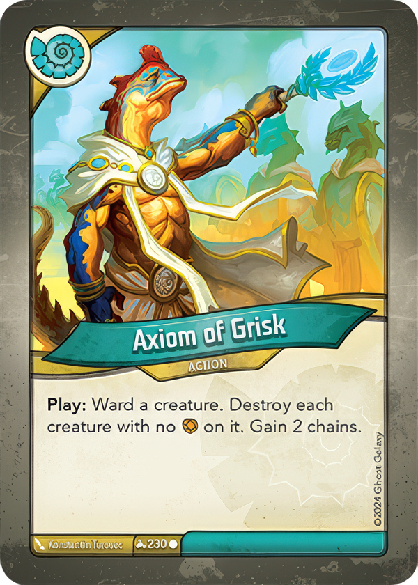 Axiom of Grisk - Archon Arcana - The KeyForge Wiki