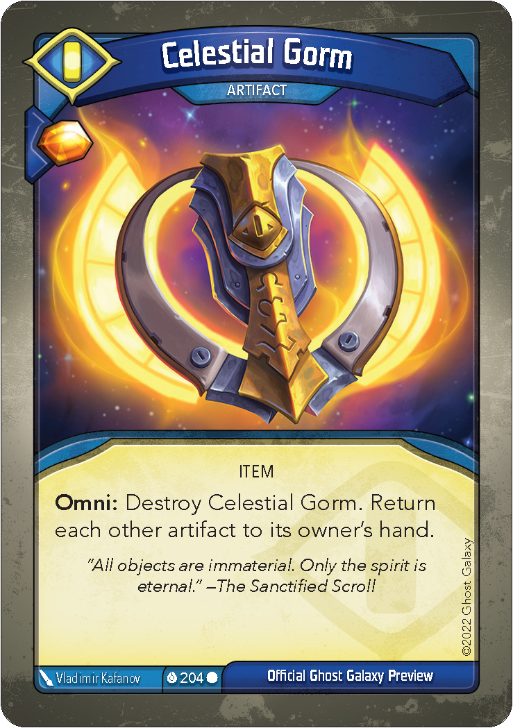 Celestial Gorm - Archon Arcana - The KeyForge Wiki