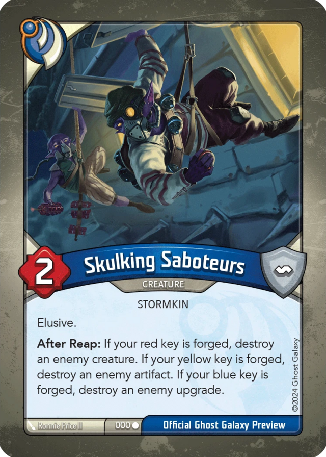 Skulking Saboteurs - Archon Arcana - The KeyForge Wiki