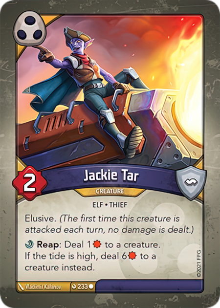 Jackie Tar - Archon Arcana - The KeyForge Wiki